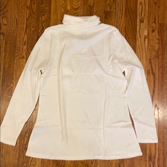 Just My Size | Tops | Nwt Four Jms White Cotton Turtleneck Shirts ...